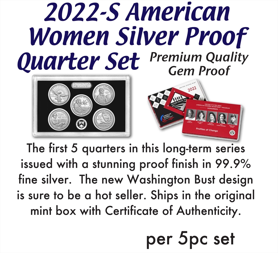 2022-S American Women Silver Proof Quarter Set | SKYLINE